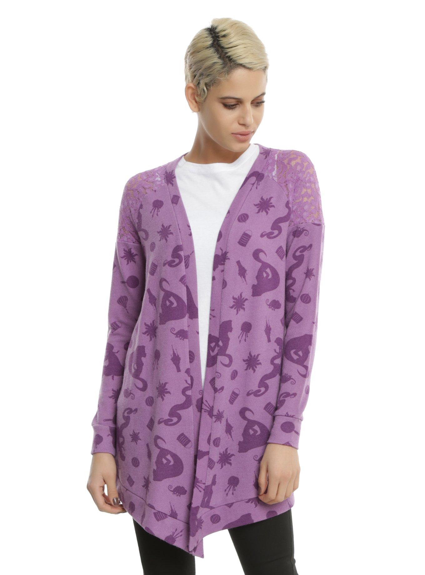 Disney Tangled Girls Flyaway Cardigan | Hot Topic
