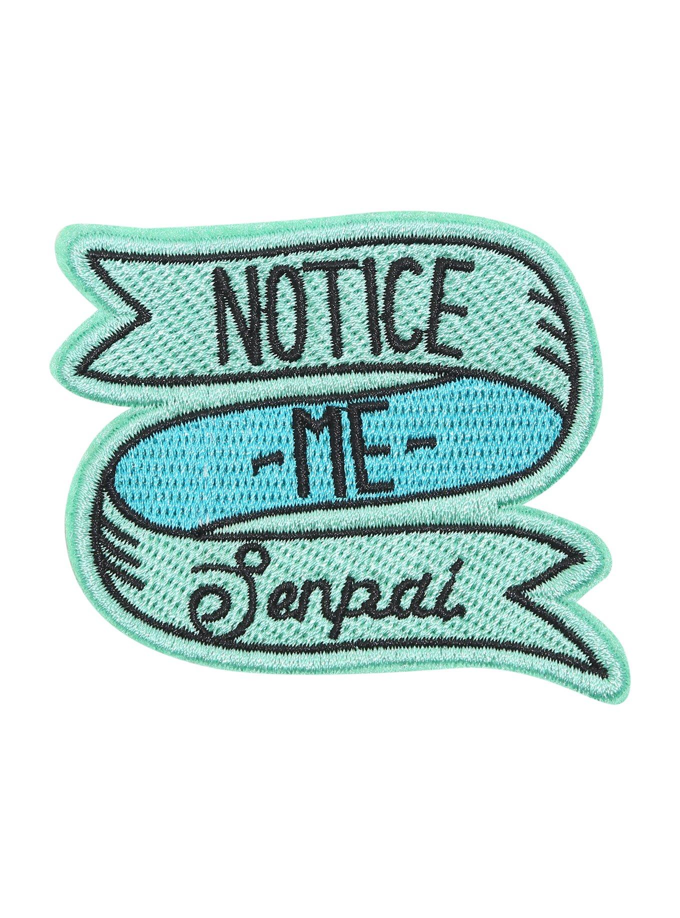 Notice Me Senpai Iron-On Patch | Hot Topic