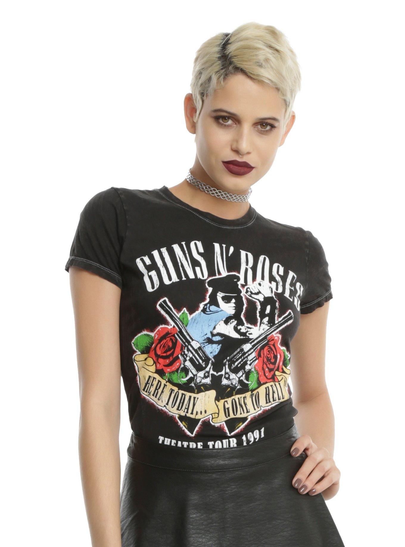 Guns N' Roses Here Today Gone To Hell Girls T-Shirt | Hot Topic