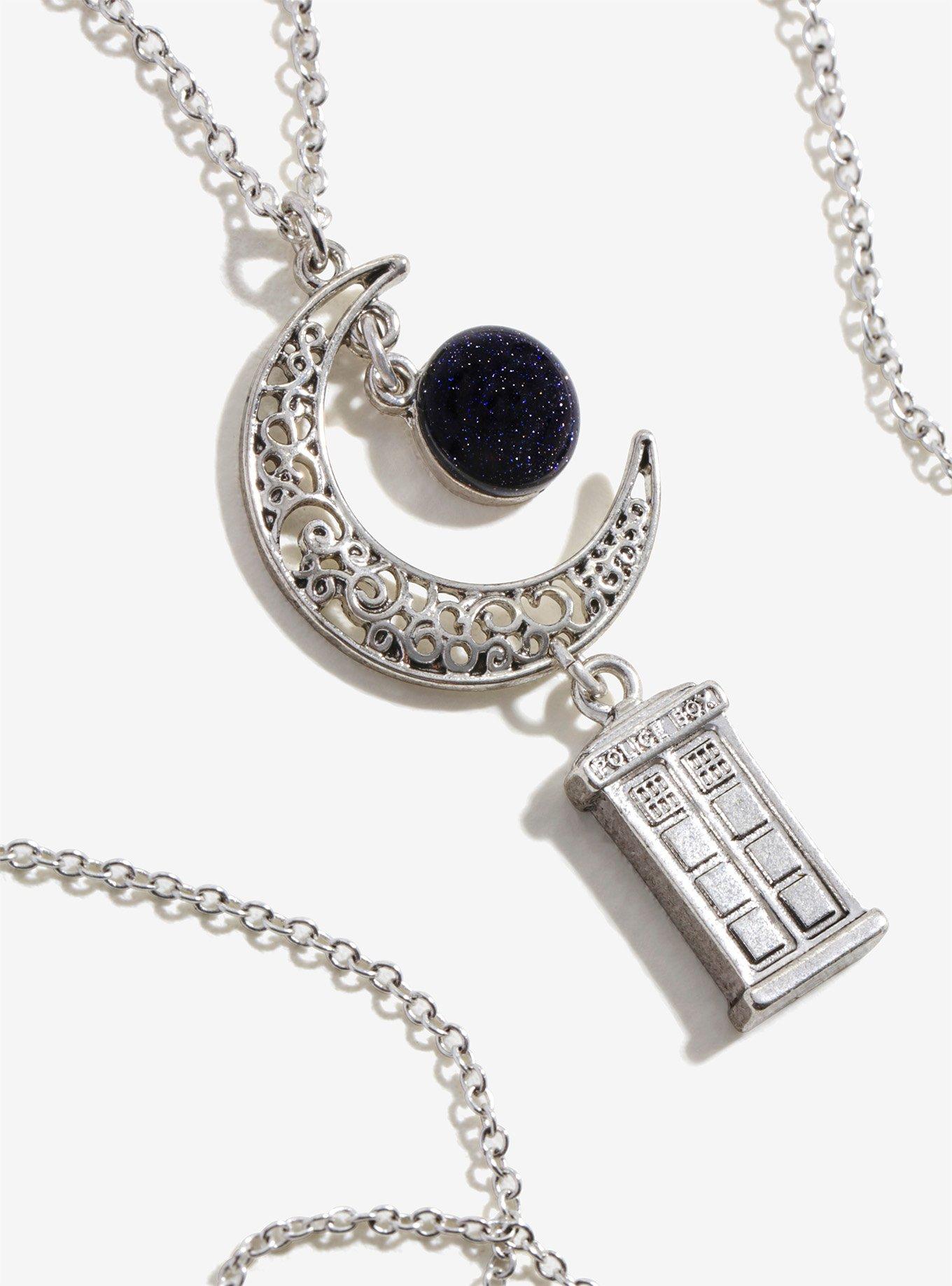 Doctor Who Moon Stone TARDIS Necklace | BoxLunch