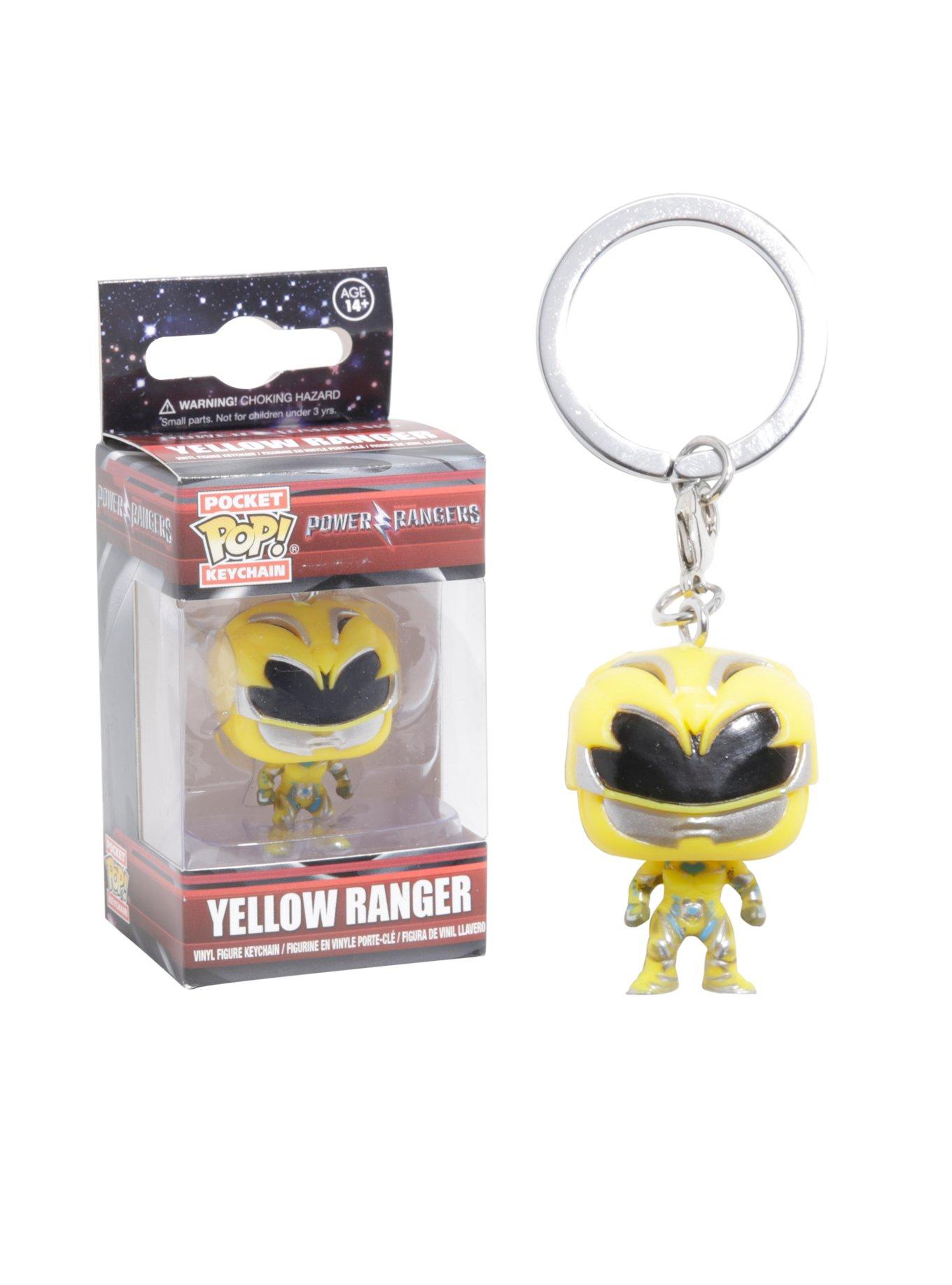 Funko Power Rangers Yellow Ranger Pocket Pop! Key Chain | Hot Topic