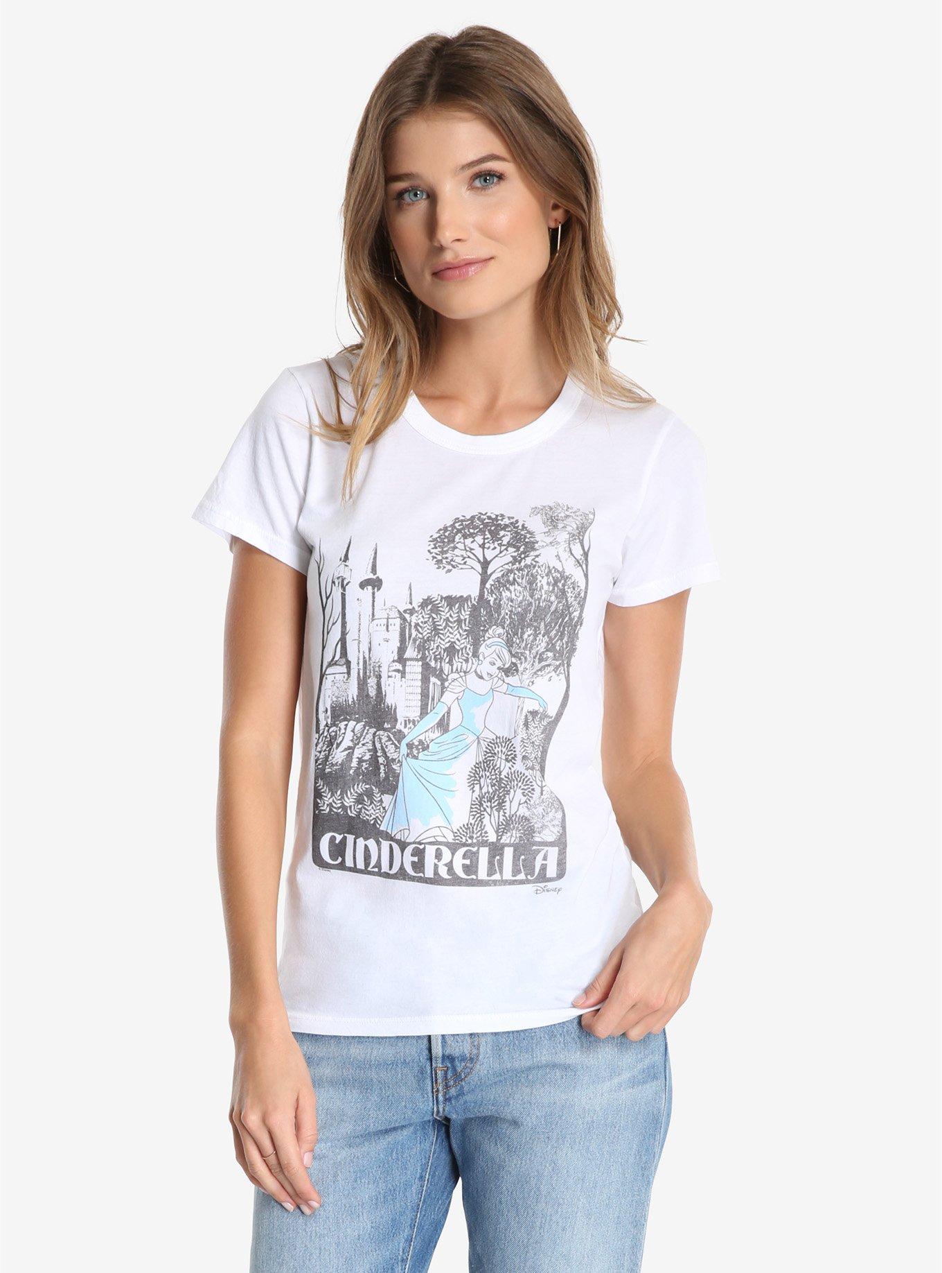 Junk Food Disney Cinderella Strolling Womens Tee | BoxLunch