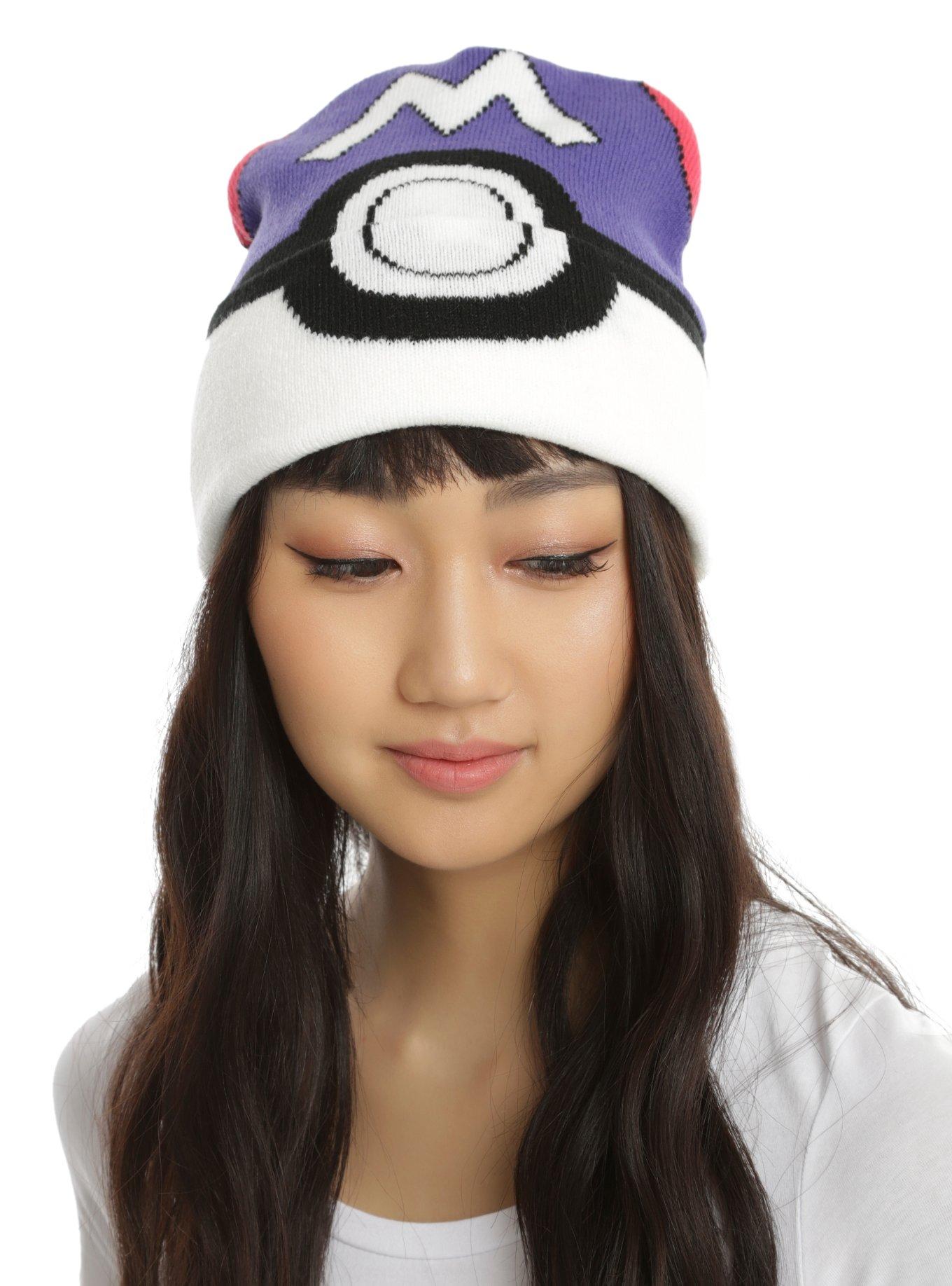 Pokemon Master Ball Knit Watchman Beanie | Hot Topic