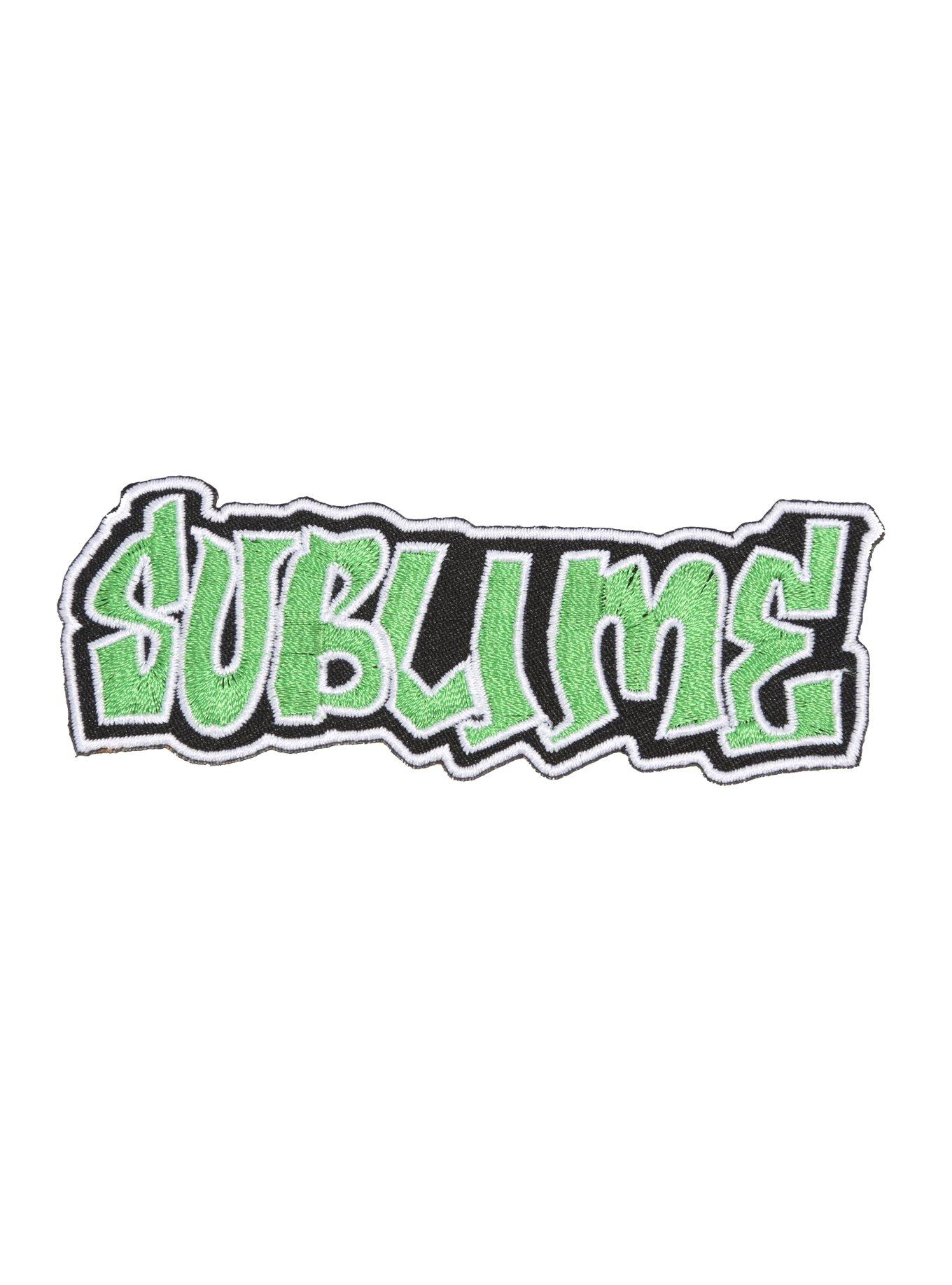 Sublime Green Logo Patch | Hot Topic