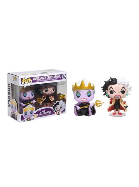 Funko Disney Villains Pop! Ursula With Cruella De Vil Vinyl Figure Set ...