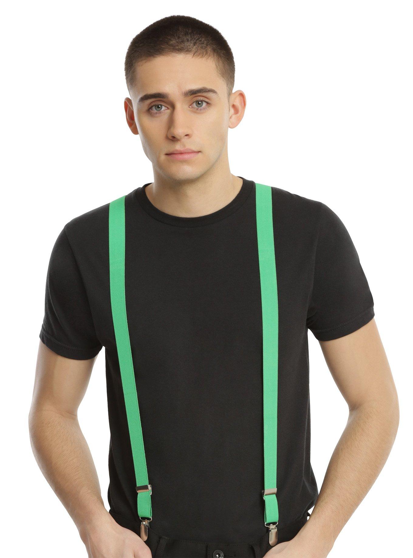 Green Suspenders | Hot Topic