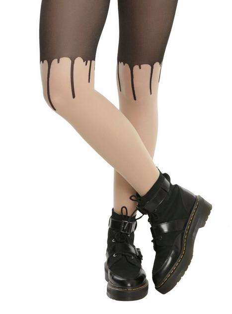 Blackheart Drip Tights | Hot Topic