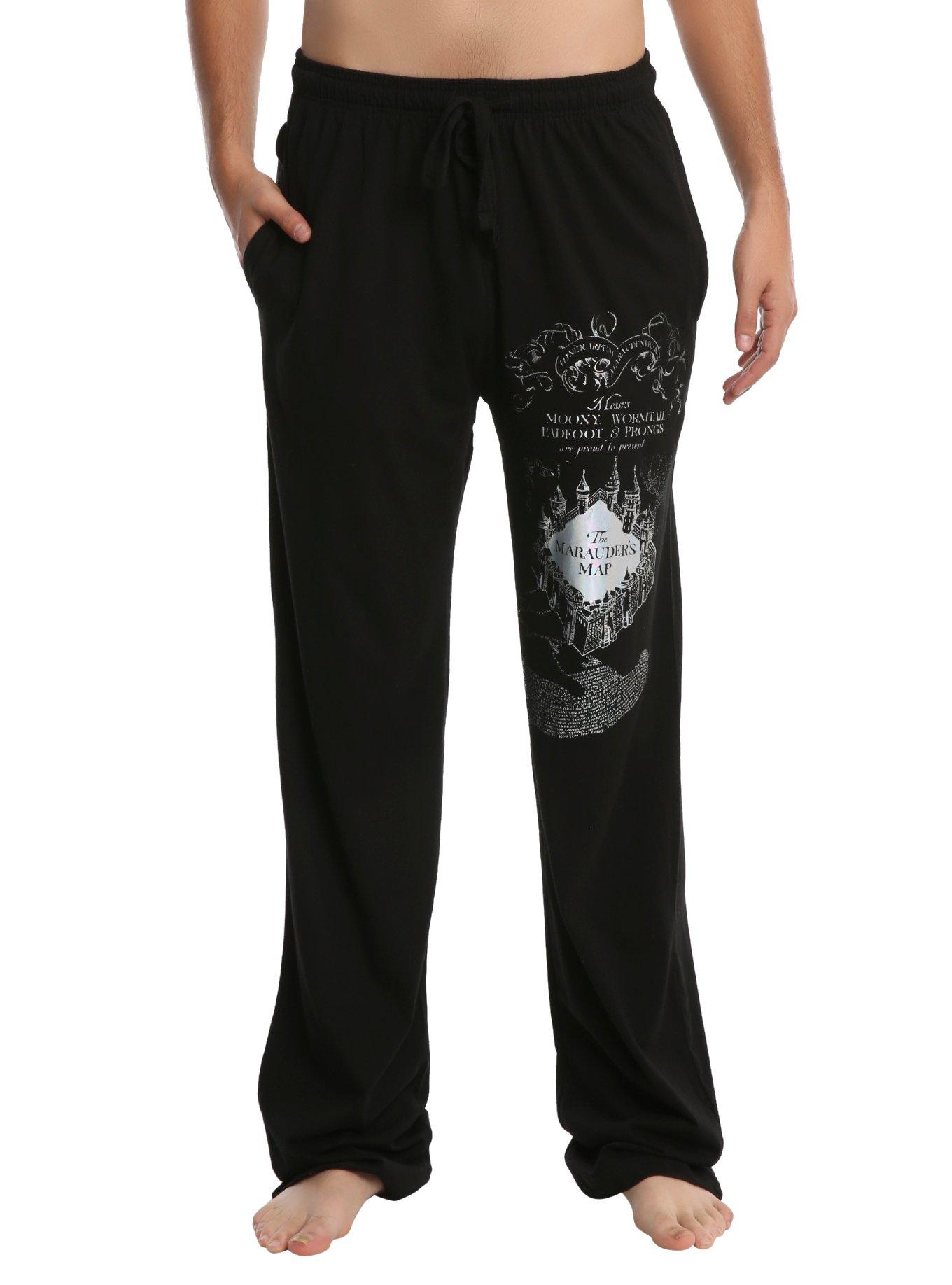 Harry Potter Marauder's Map Foil Guys Pajama Pants | Hot Topic