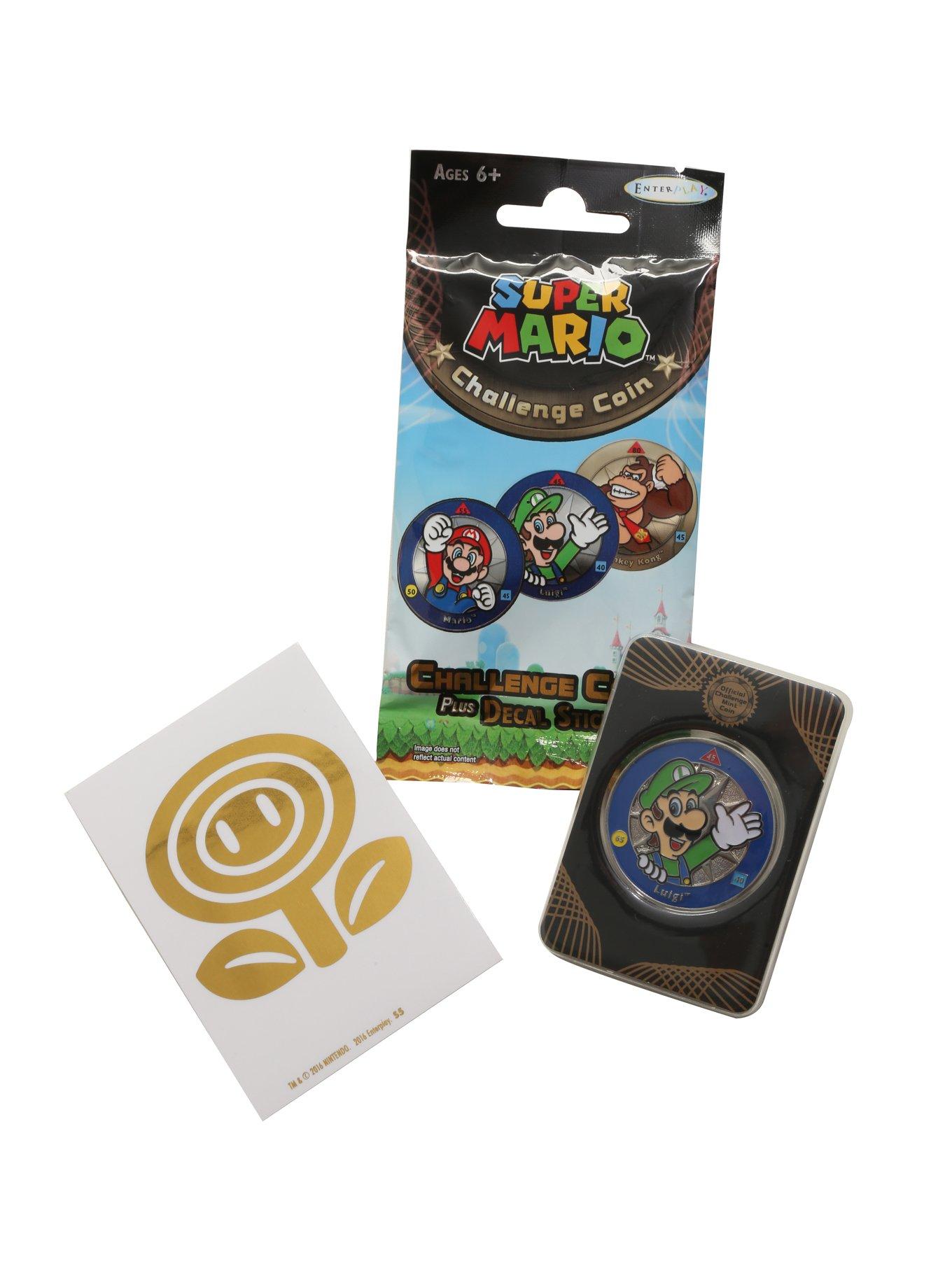 Super Mario Challenge Coin & Sticker Blind Bag | Hot Topic