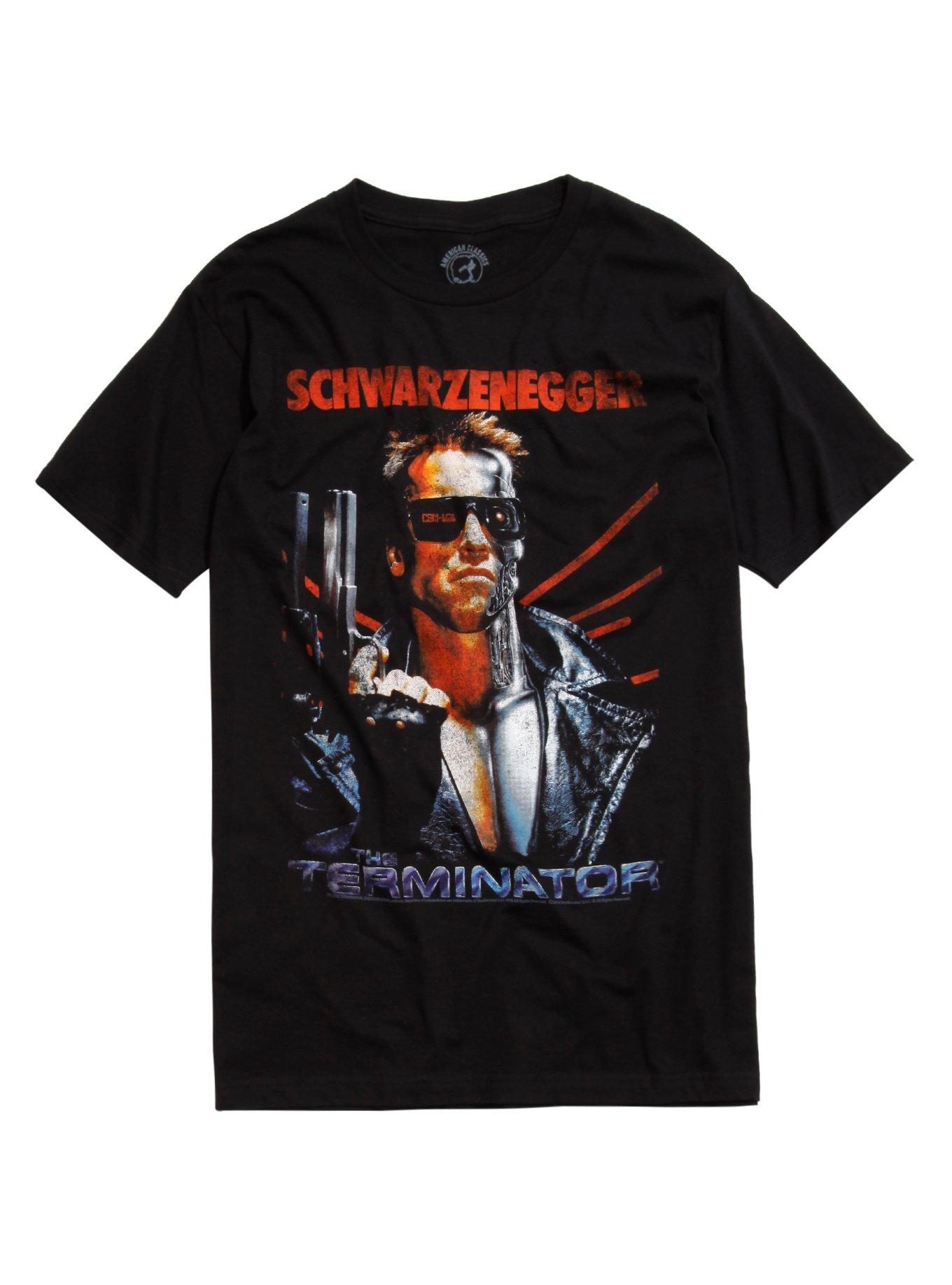 The Terminator Schwarzenegger Poster T-Shirt | Hot Topic