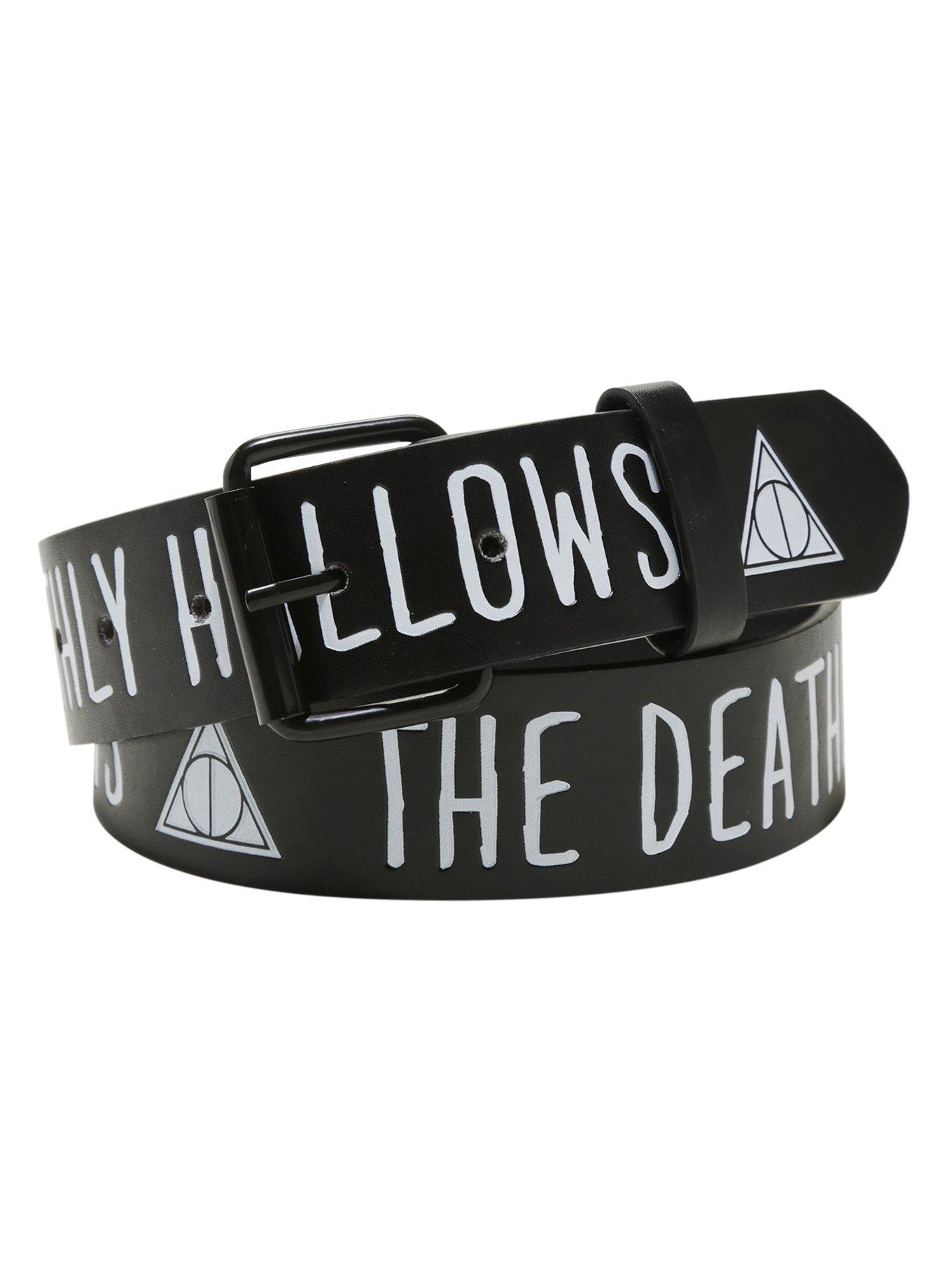 Harry Potter Deathly Hallows Faux Leather Belt | Hot Topic