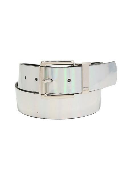 Iridescent Reversible Belt | Hot Topic