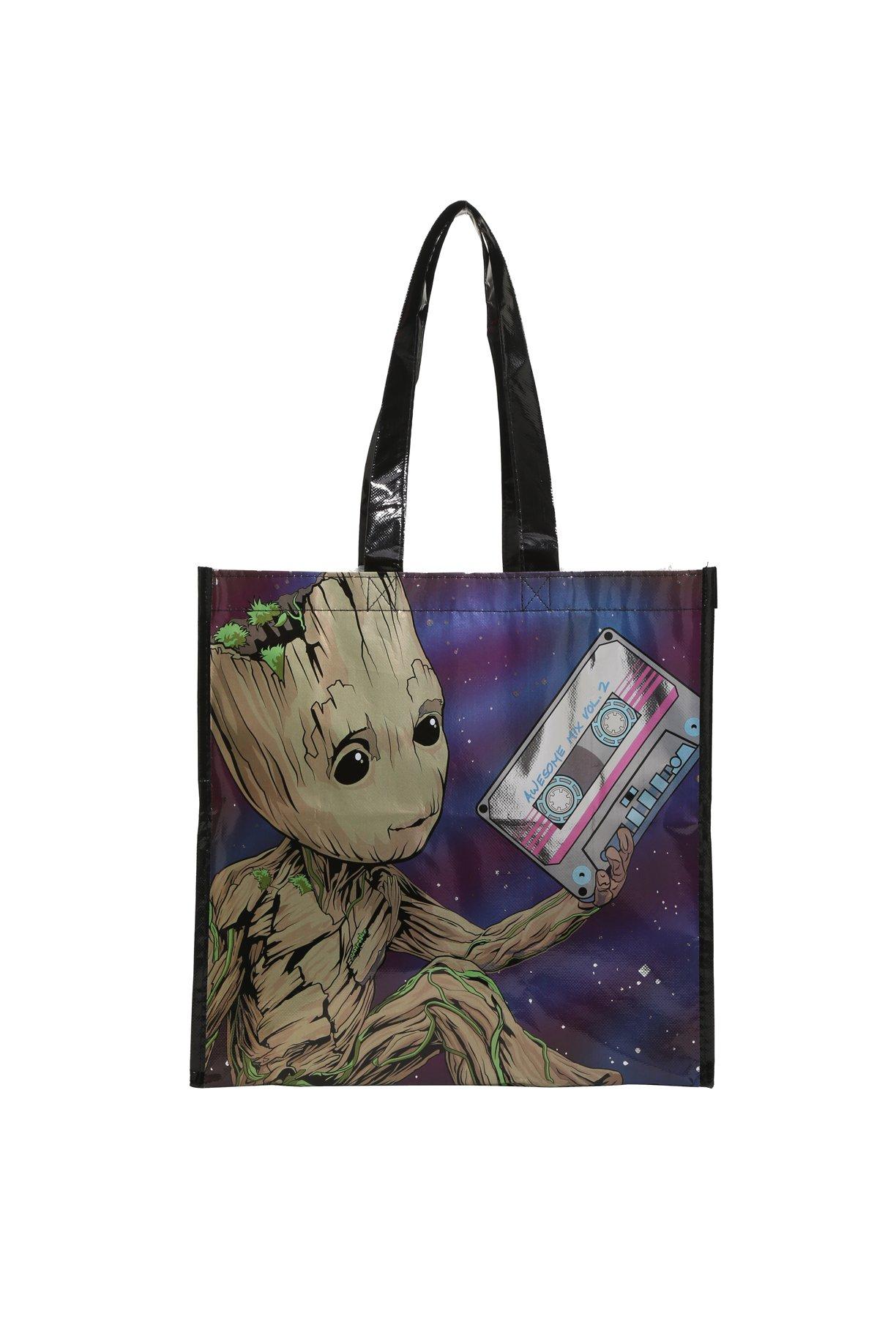 Marvel Guardians Of The Galaxy 2 Groot Awesome Mix Reusable Tote | Hot ...