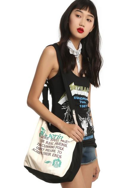 Harry Potter House Slytherin Hobo Bag | Hot Topic