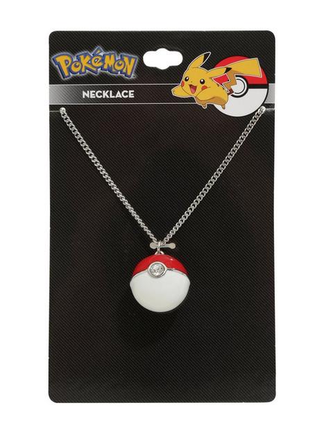 Pokemon Poke Ball Bling Charm Necklace | Hot Topic