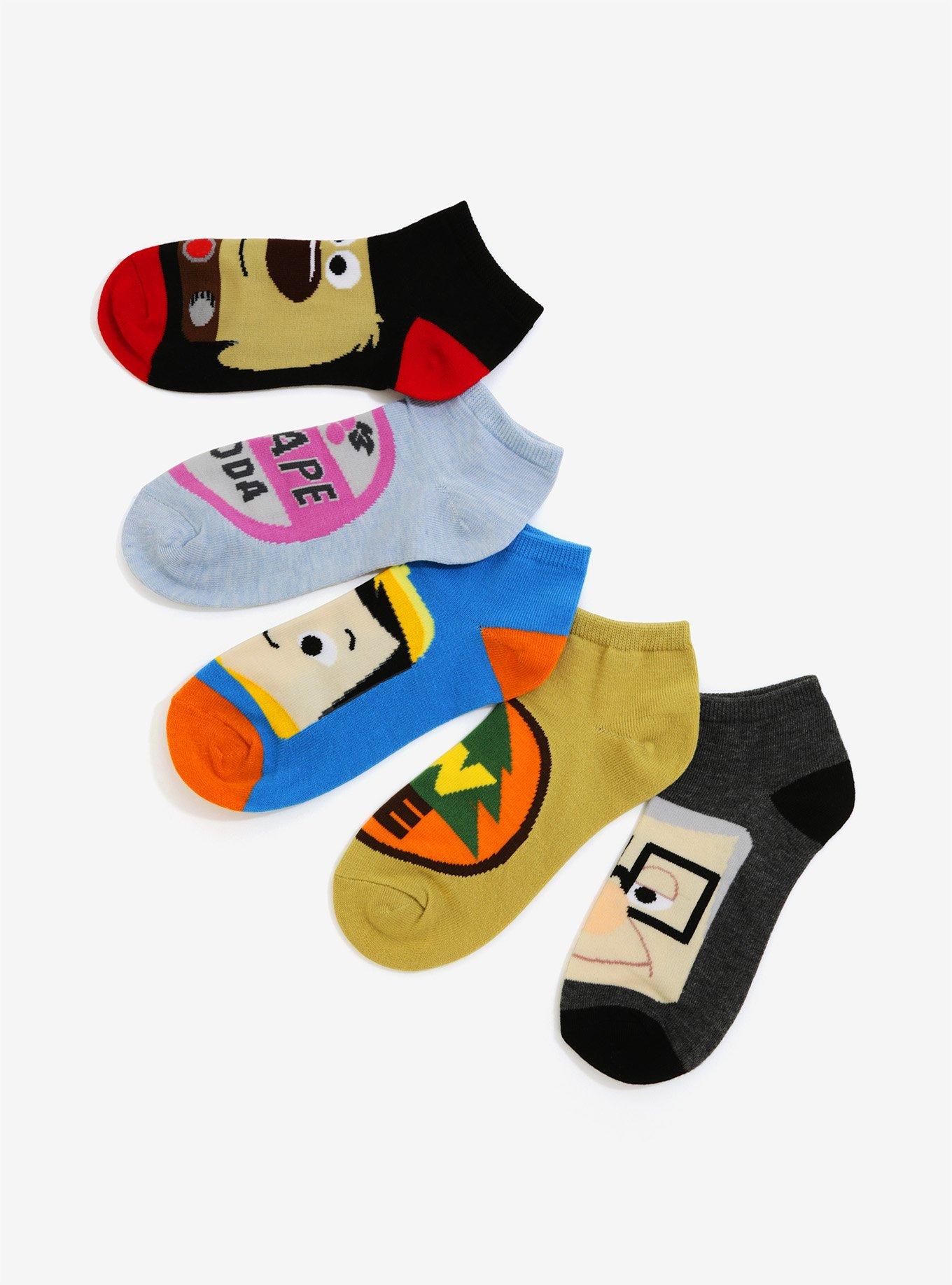 Disney Pixar Up No-Show Socks 5 Pair | BoxLunch
