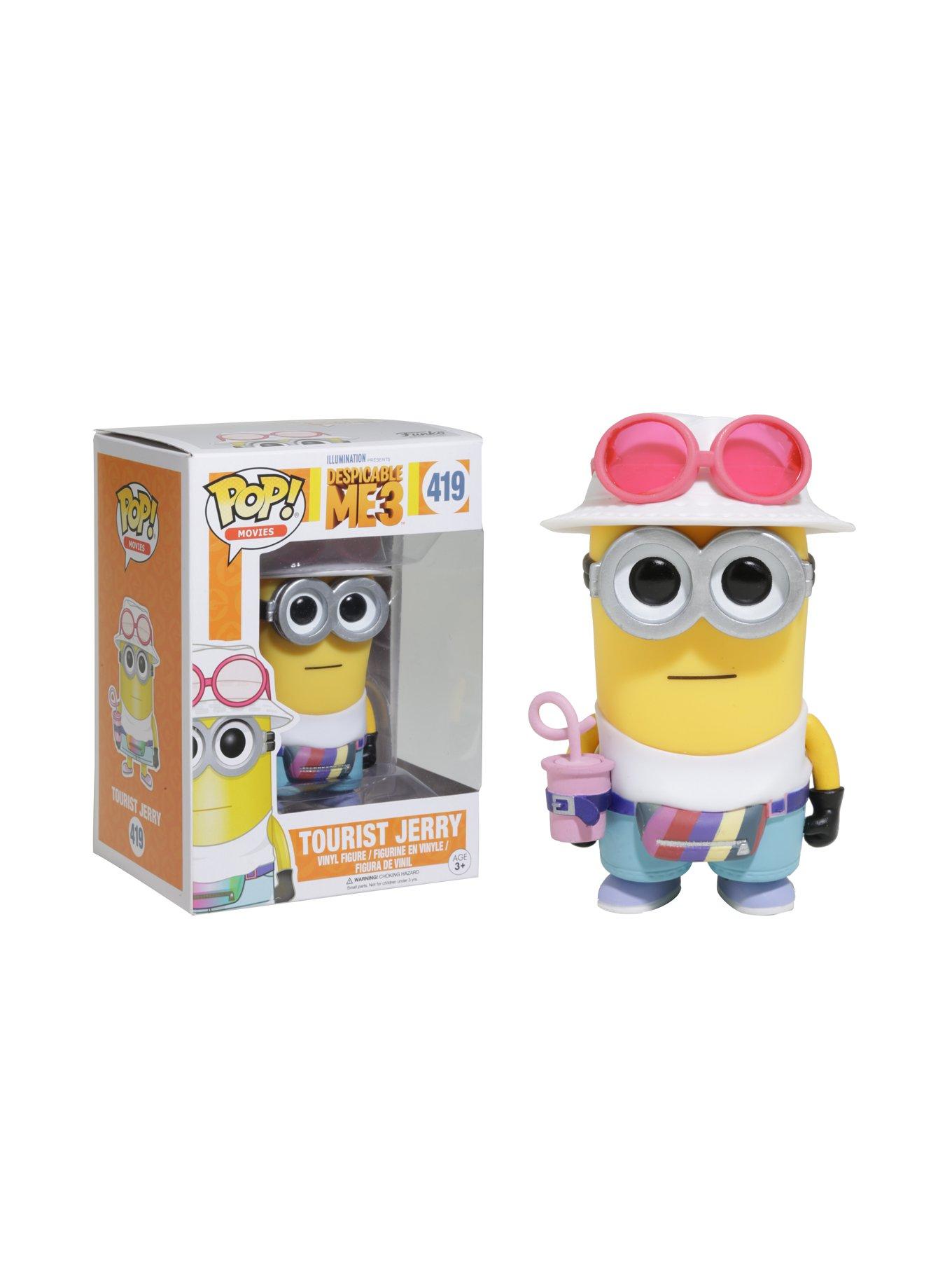 Funko Despicable Me 3 Pop Movies Tourist Jerry Vinyl Figure Hot Topic
