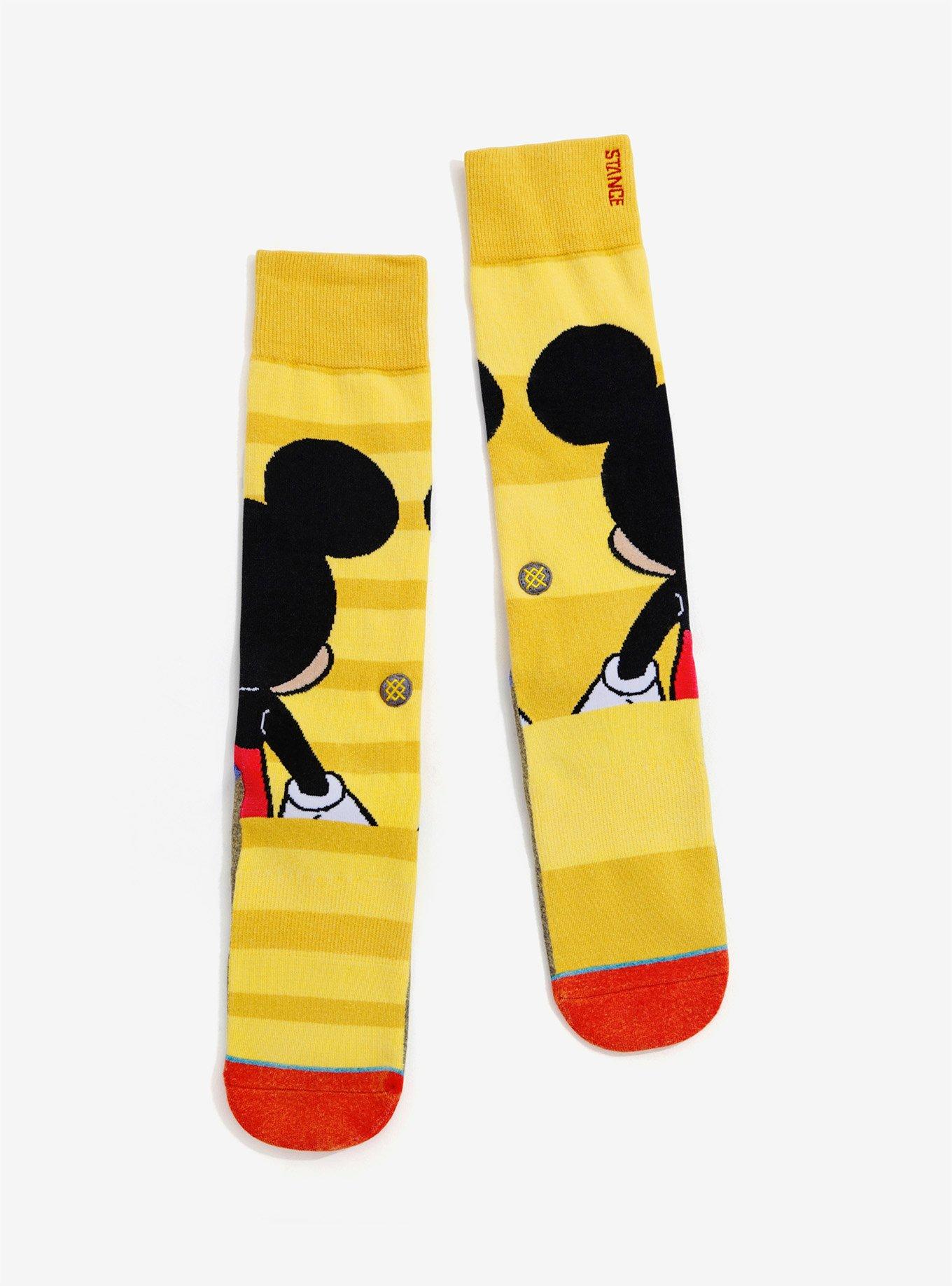 Stance Disney Mickey Mouse Striped Socks | BoxLunch