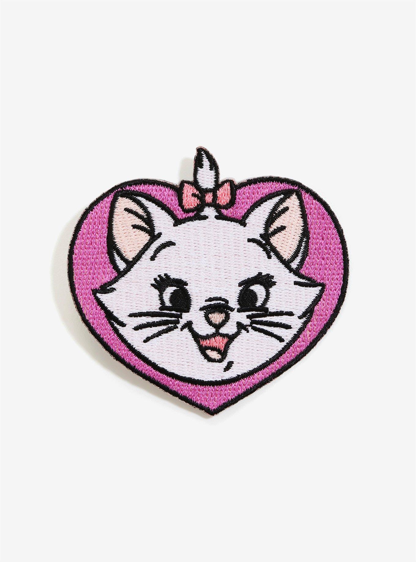 Disney The Aristocats Marie Heart Iron-On Patch | BoxLunch