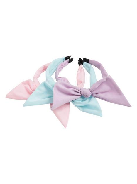 Pastel Bow Headband Set | Hot Topic