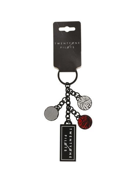 Twenty One Pilots Metal Charm Key Chain | Hot Topic