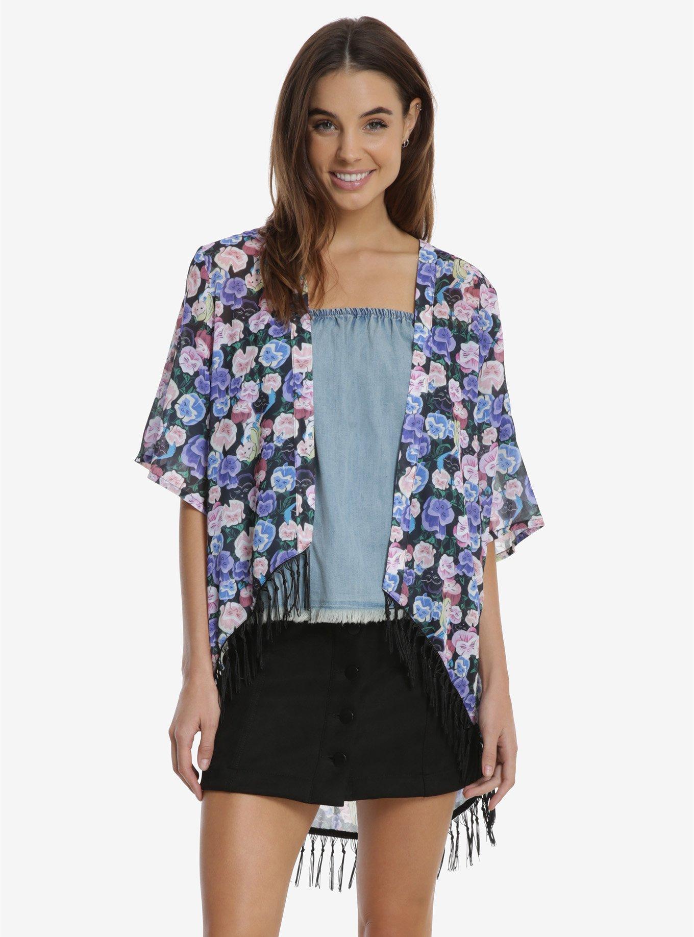 Disney Alice In Wonderland Floral Kimono | BoxLunch