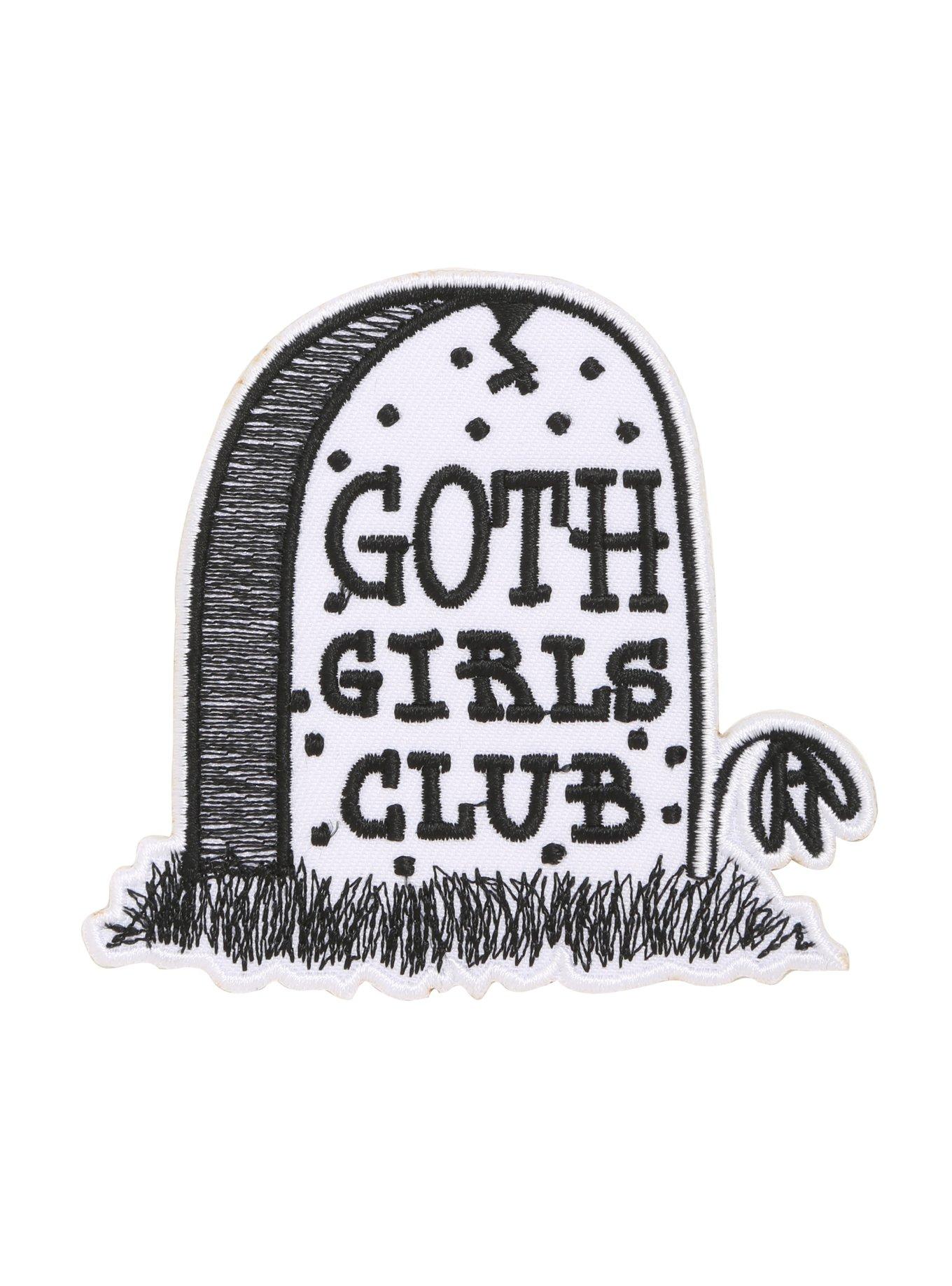 Goth Girls Club Iron-On Patch | Hot Topic