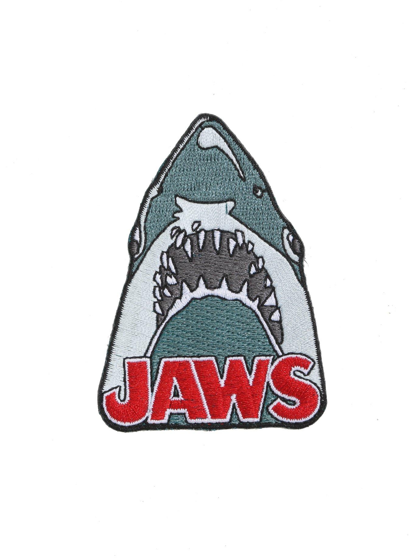 Jaws Iron-On Patch | Hot Topic