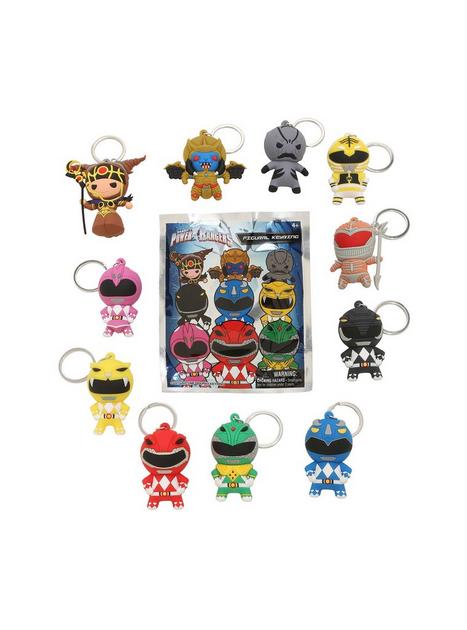 Mighty Morphin Power Rangers Figural Key Chain Blind Bag | Hot Topic