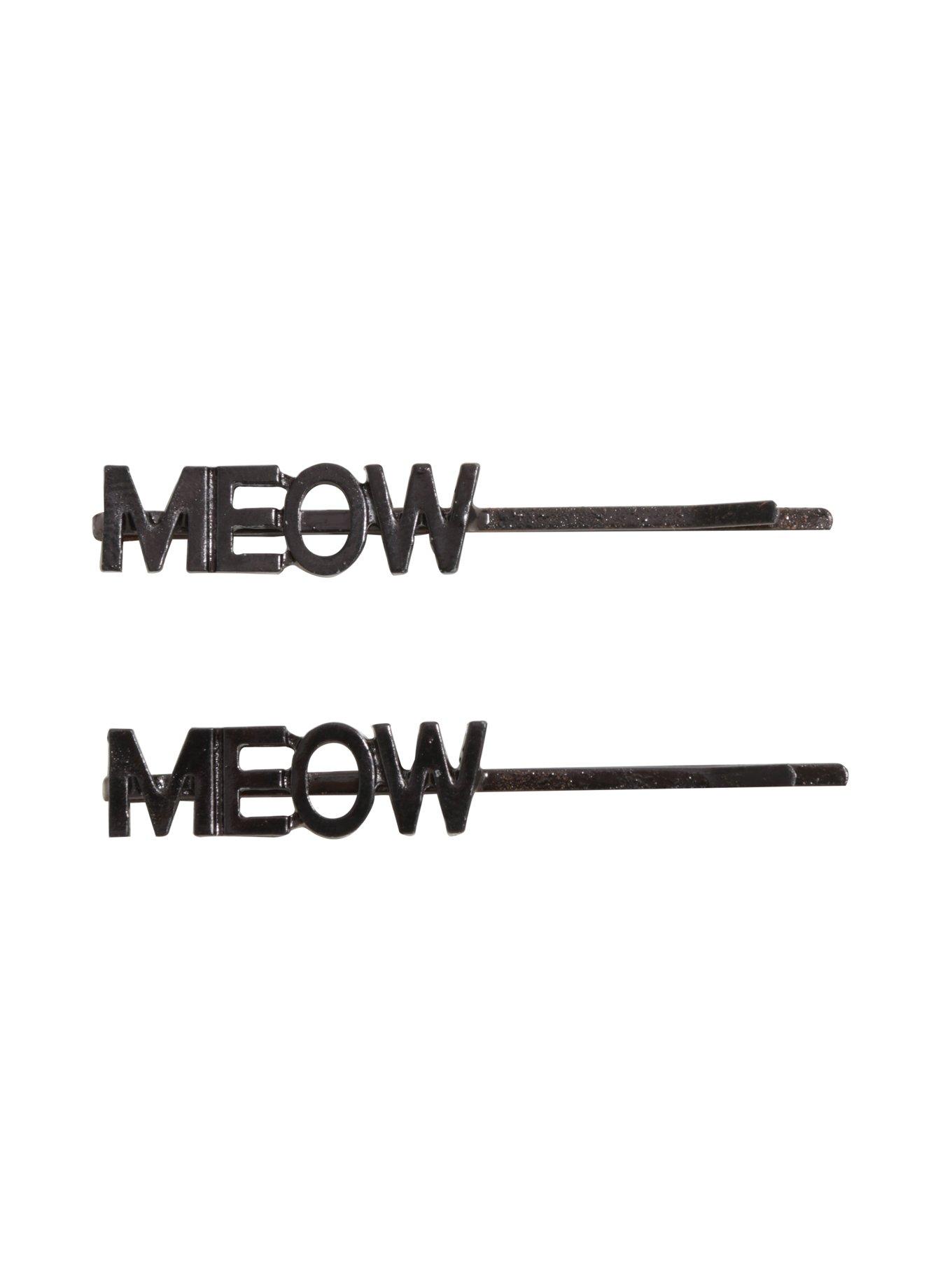 Meow Hair Clip Set | Hot Topic
