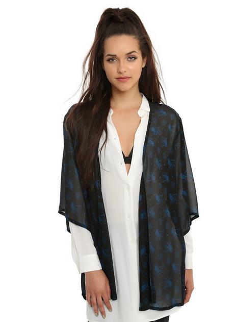 Harry Potter Ravenclaw Crest Chiffon Kimono | Hot Topic