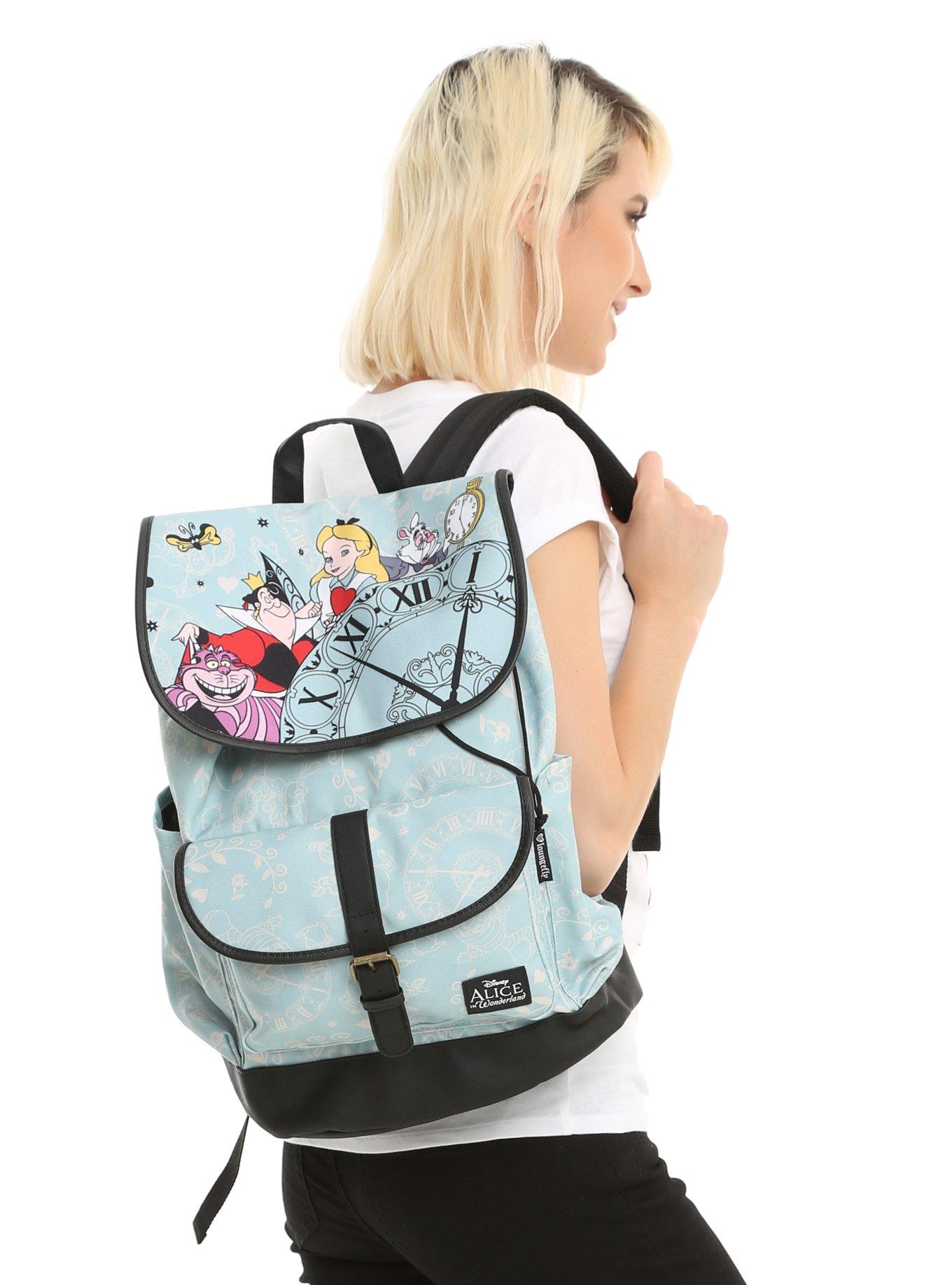 Disney Alice In Wonderland Clock Slouch Backpack | Hot Topic