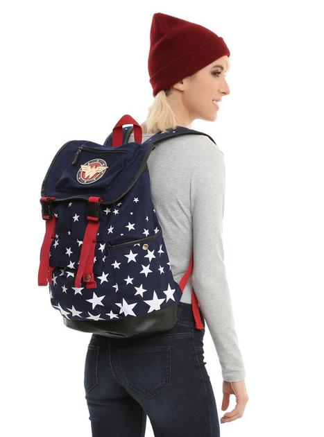 DC Comics Wonder Woman Star Slouch Backpack | Hot Topic