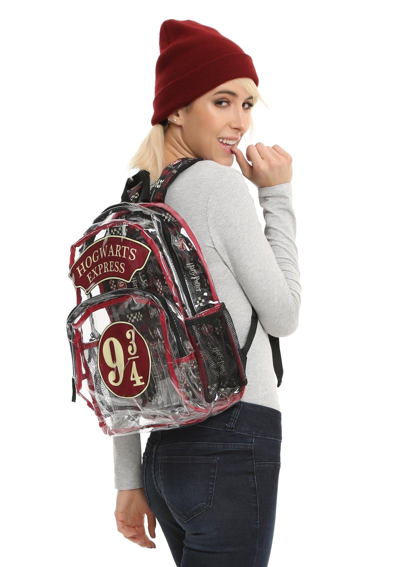 Harry Potter Clear 9 3/4 Hogwarts Express Backpack | Hot Topic