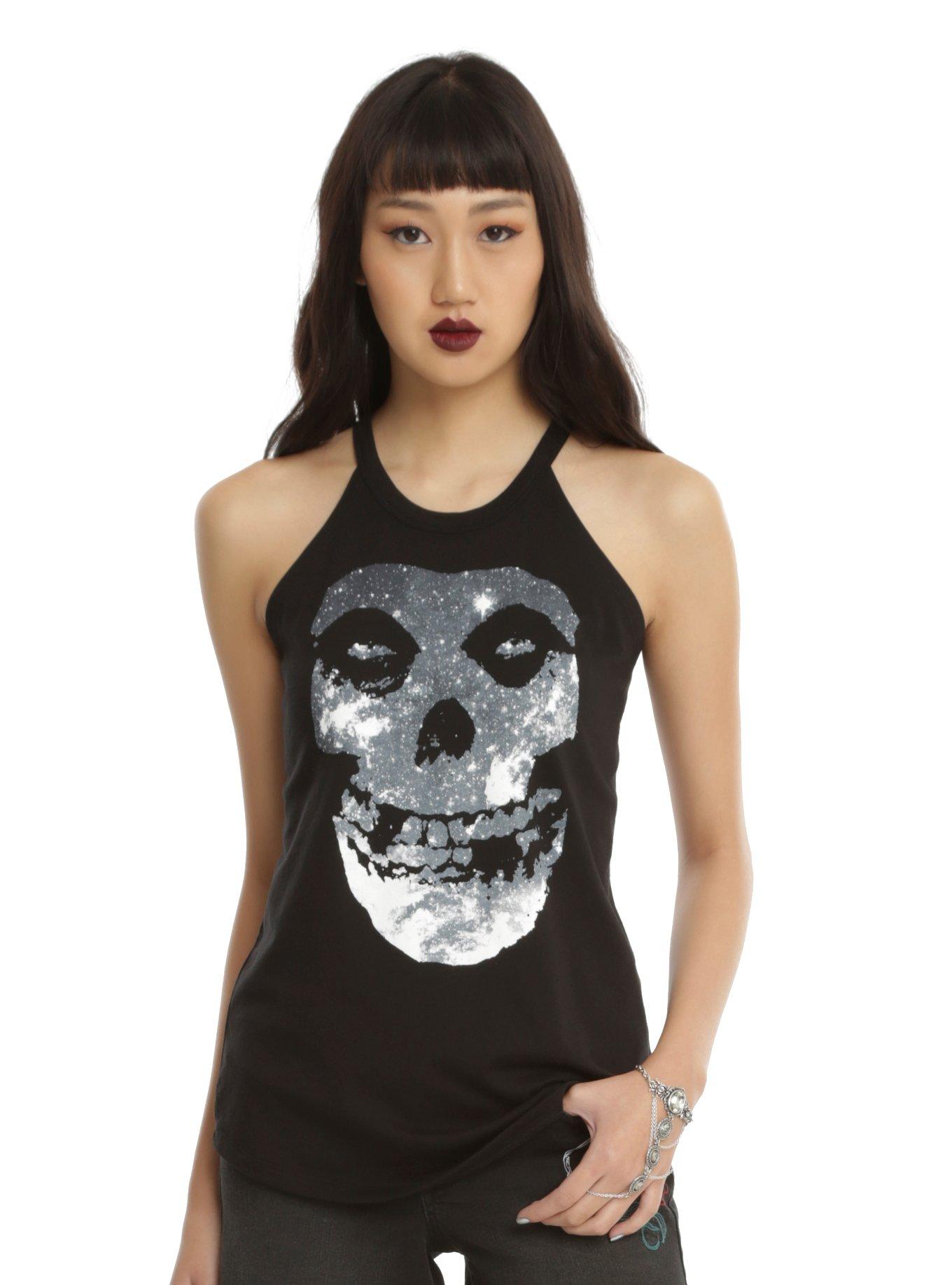 Misfits Galaxy Fiend Skull High Neck Girls Tank Top | Hot Topic