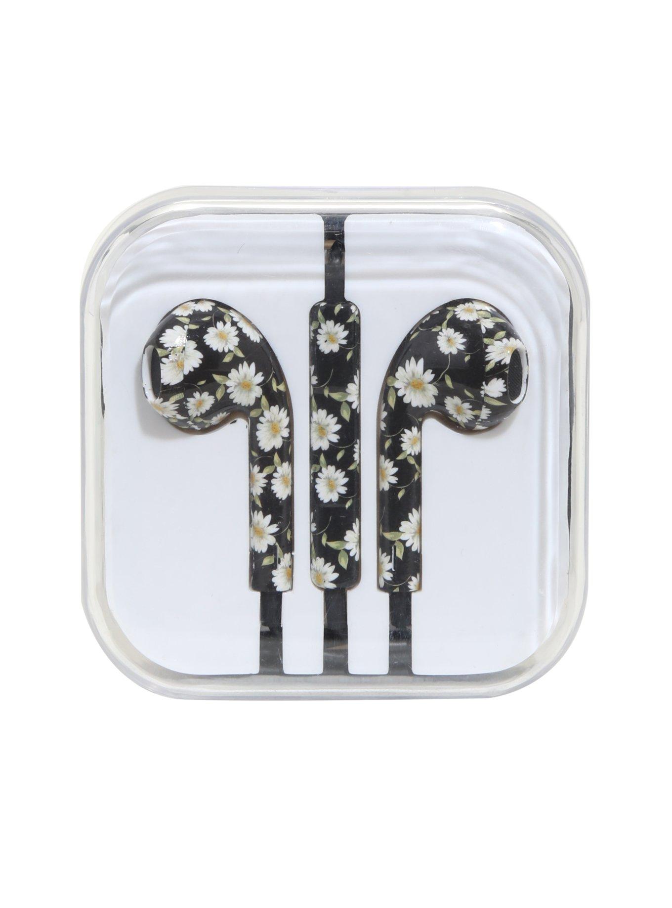 Daisy Print Earbuds | Hot Topic