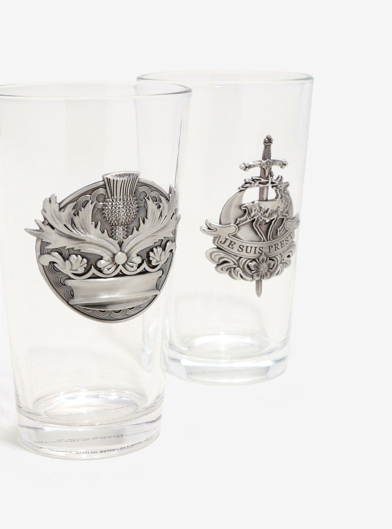 Outlander Metal Crest Pint Glass Set | BoxLunch