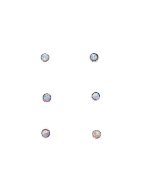 Steel Purple Opal Nose Stud 6 Pack | Hot Topic