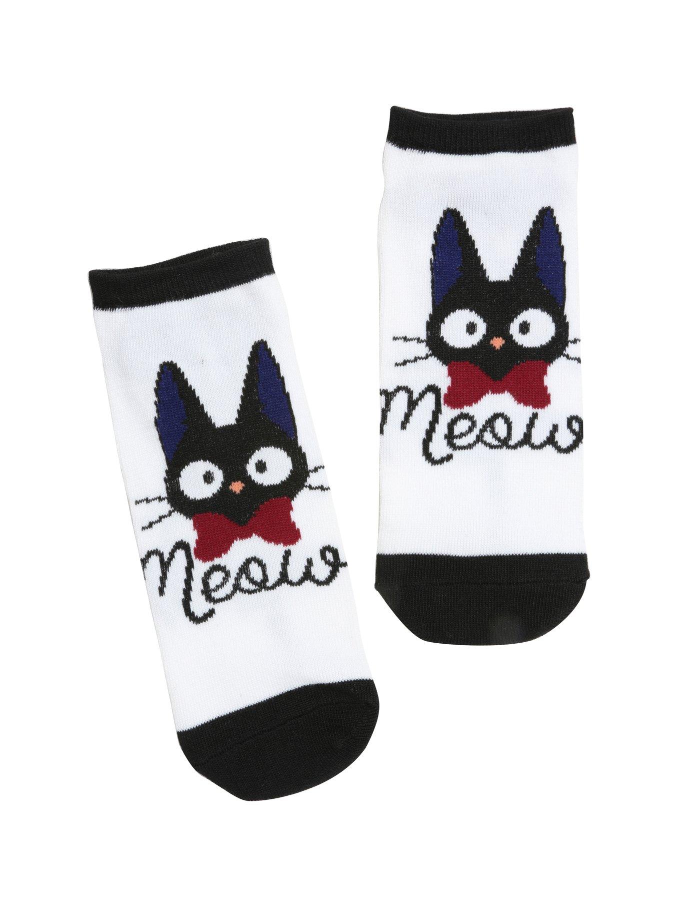 Studio Ghibli Kiki's Delivery Service Jiji No-Show Socks | Hot Topic