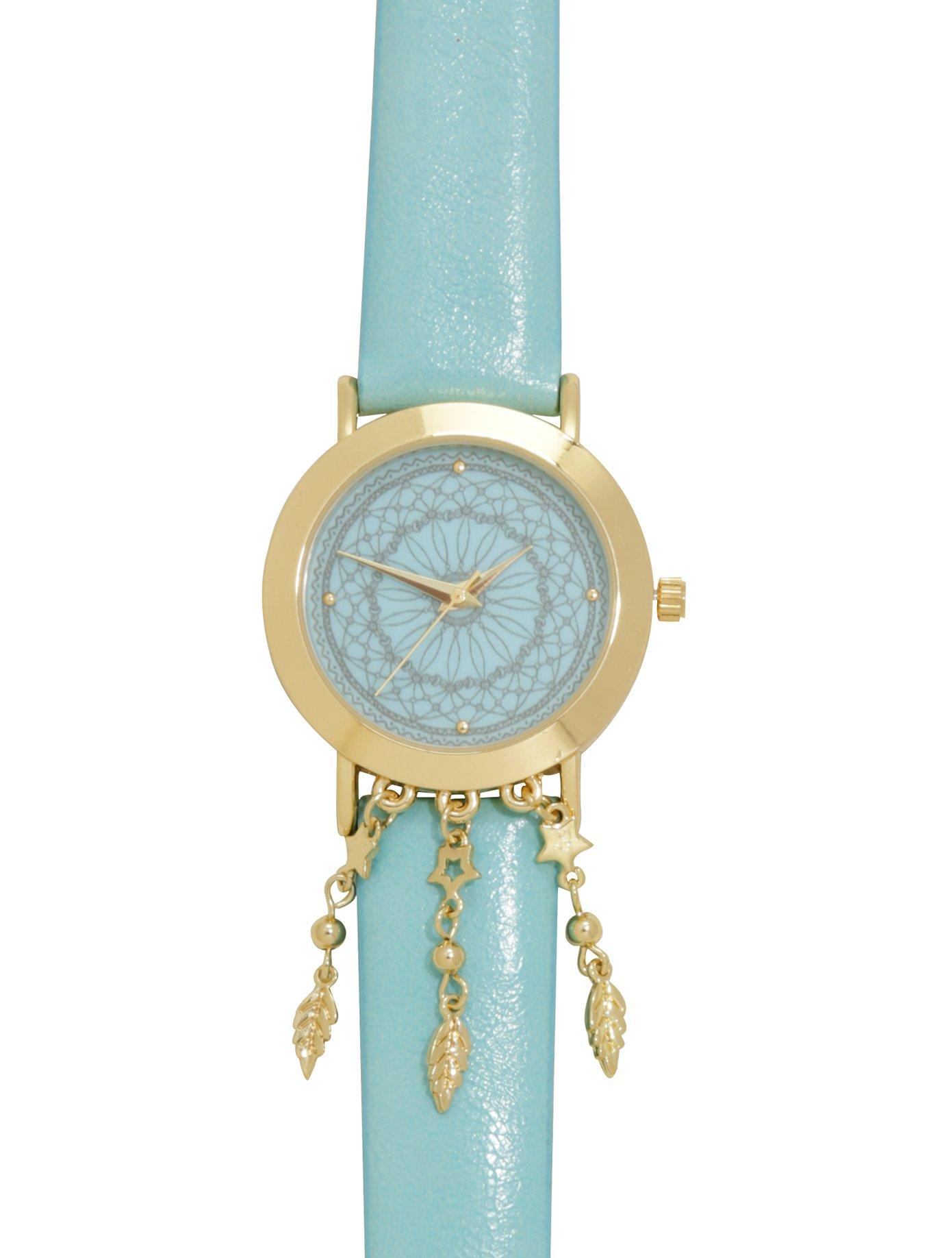 Baby Blue Dreamcatcher Watch | Hot Topic