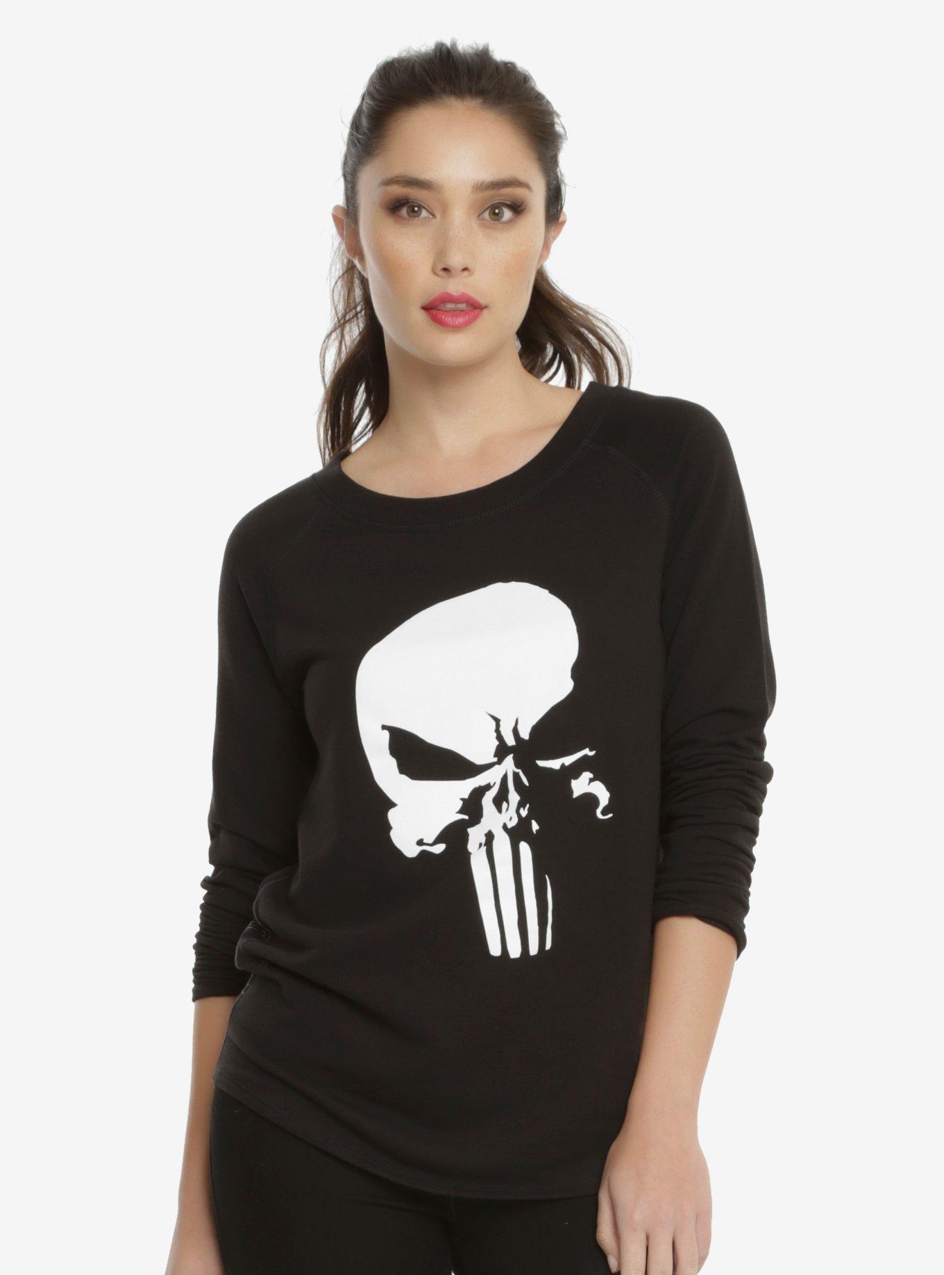 Marvel The Punisher Plaid Back Raglan | Her Universe