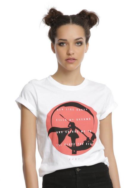 RWBY Ruby Rose Red Like Roses Girls T-Shirt | Hot Topic