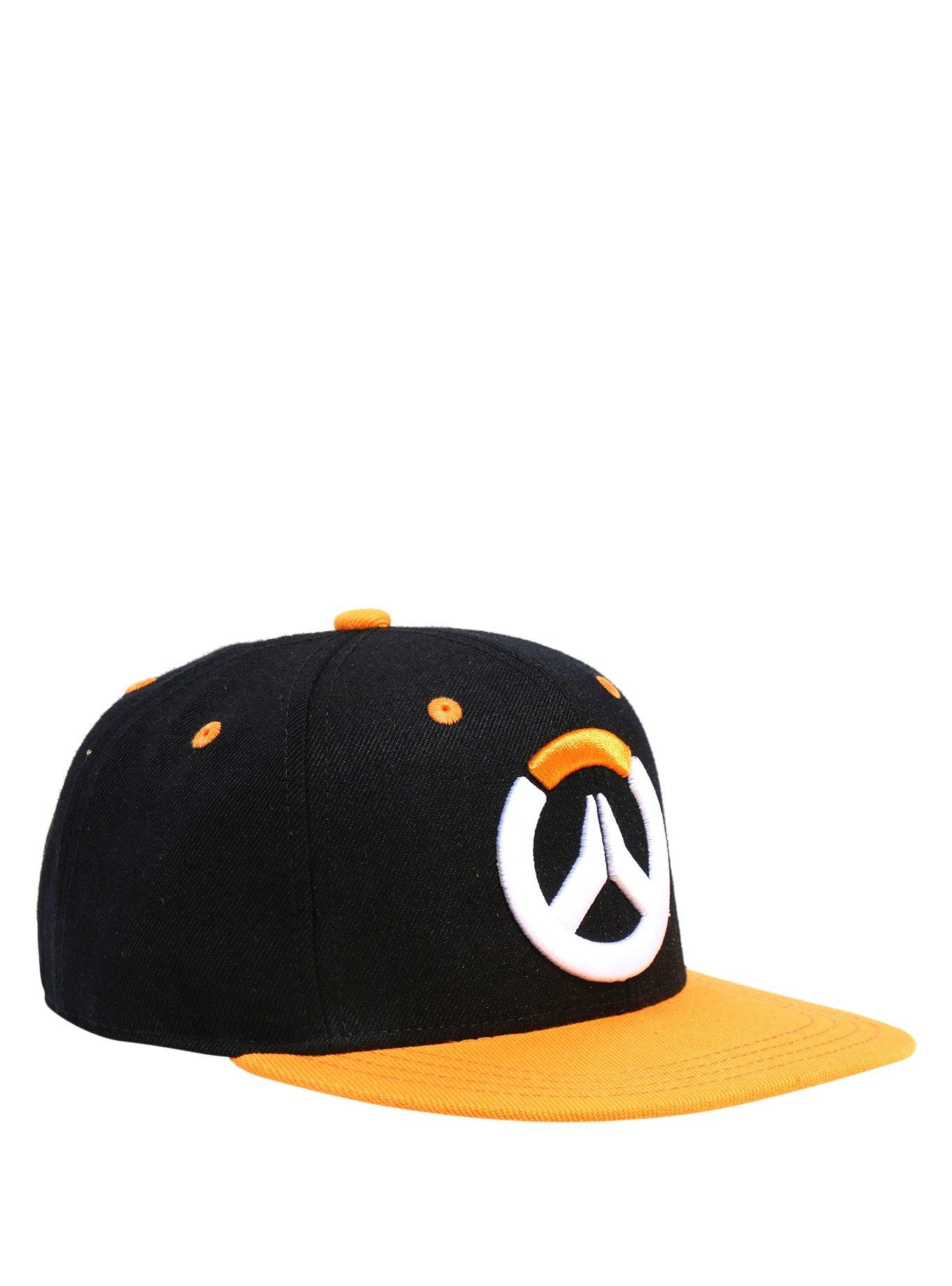 Overwatch Black & Gold Snapback Hat | Hot Topic