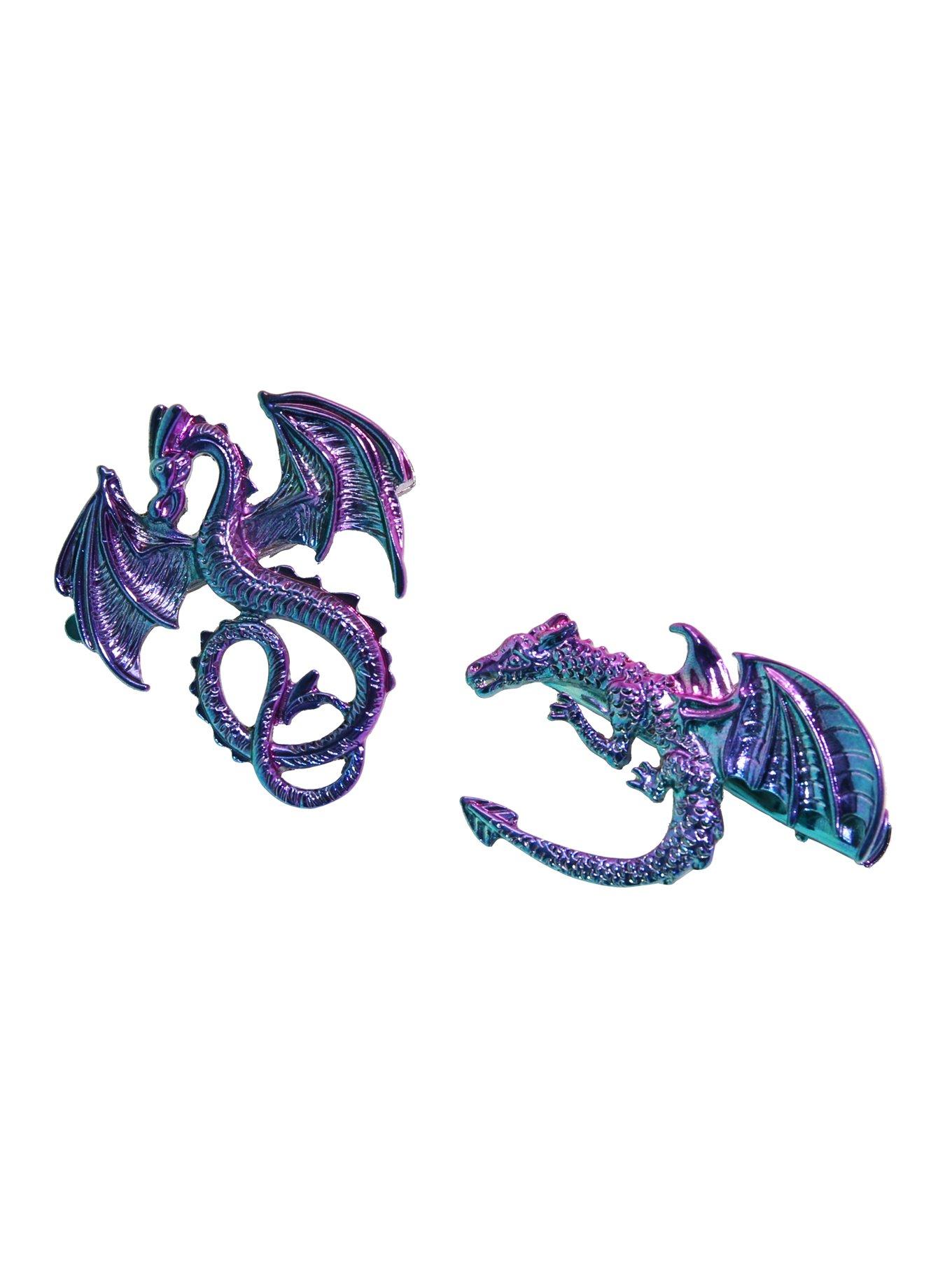 Blackheart Flying Ombre Dragon Hair Clip Set | Hot Topic