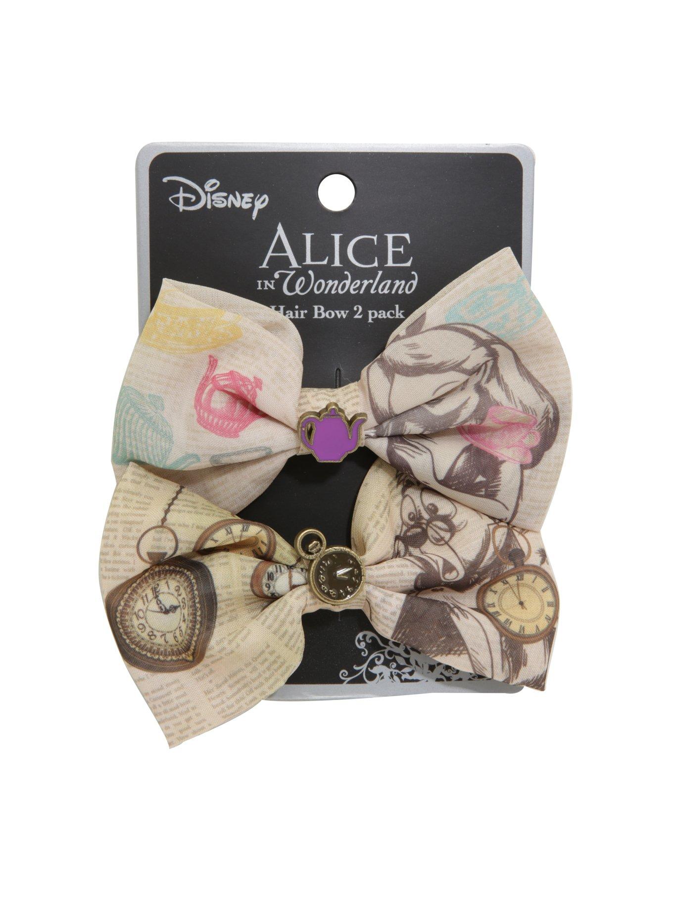 Loungefly Disney Alice In Wonderland Story Book Bow Set | Hot Topic