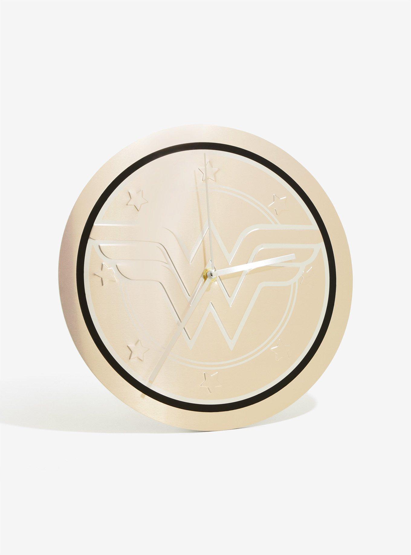 DC Comics Wonder Woman Metallic Clock | BoxLunch