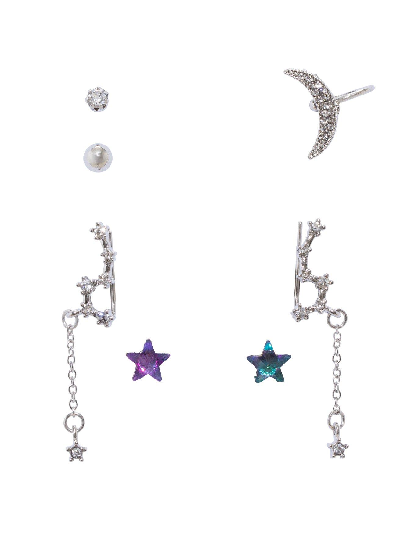 Blackheart Celestial Earring Set | Hot Topic