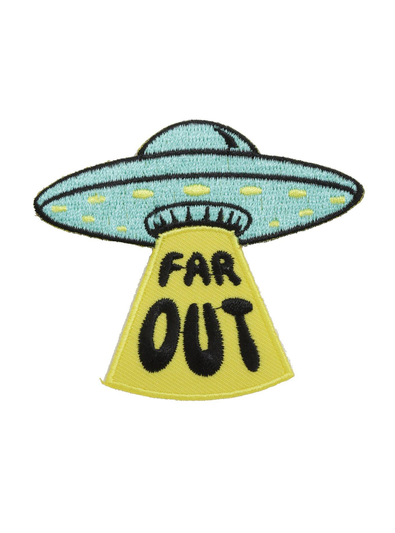 Loungefly Far Out UFO Iron-On Patch | Hot Topic