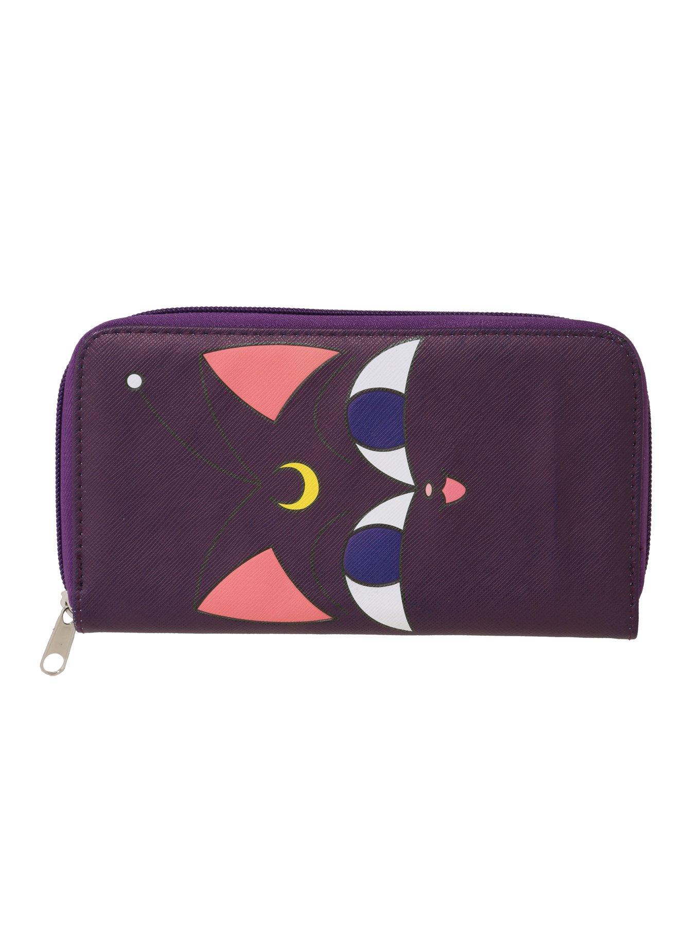 Sailor Moon Luna P Face Zip Wallet | Hot Topic
