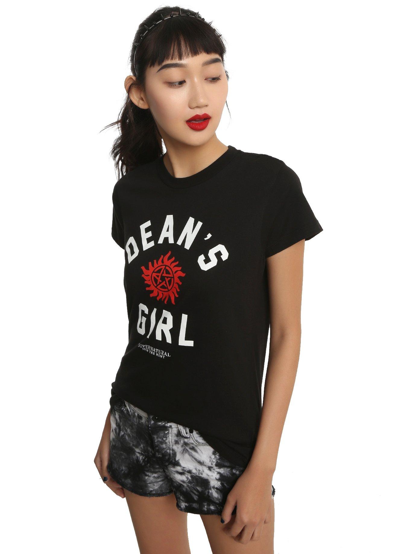 Supernatural Dean's Girl Anti-Possession Girls T-Shirt | Hot Topic